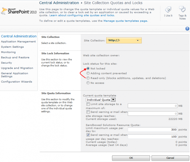 SharePoint site suddenly Read Only even for Administrators! - Niall ...